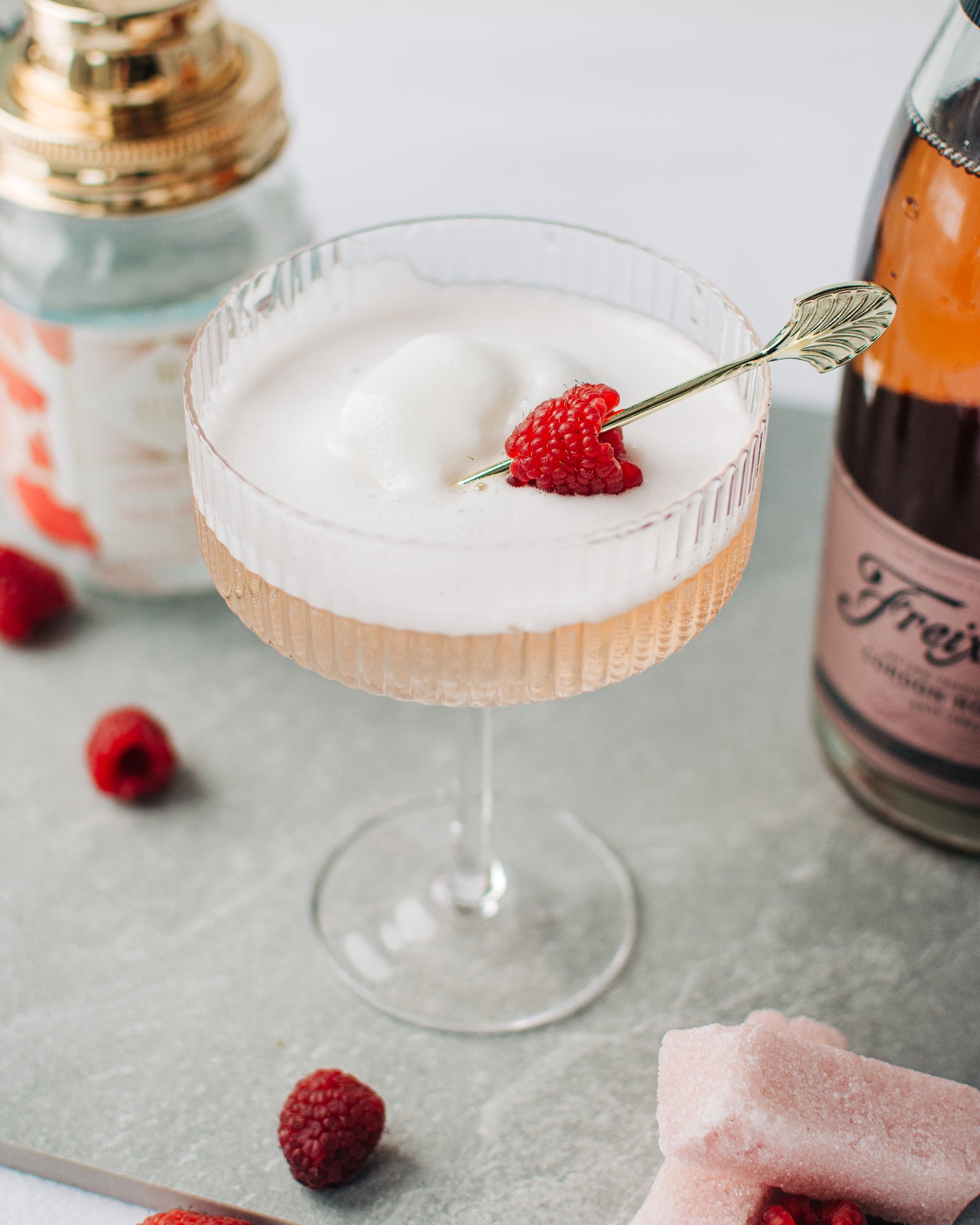 Lover Raspberry Sparkling Wine Cocktail – Maiden Voyage Cocktail Co.